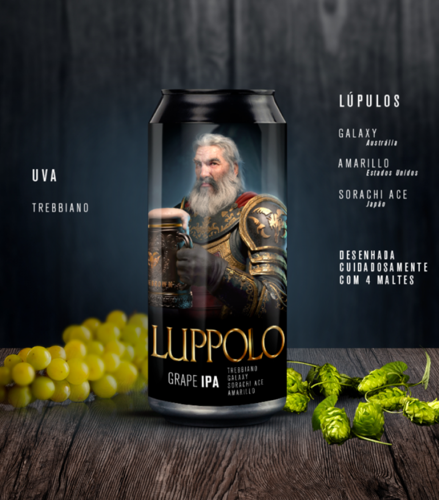 BodeBrown Luppolo Grape IPA - Rei da Cerveja